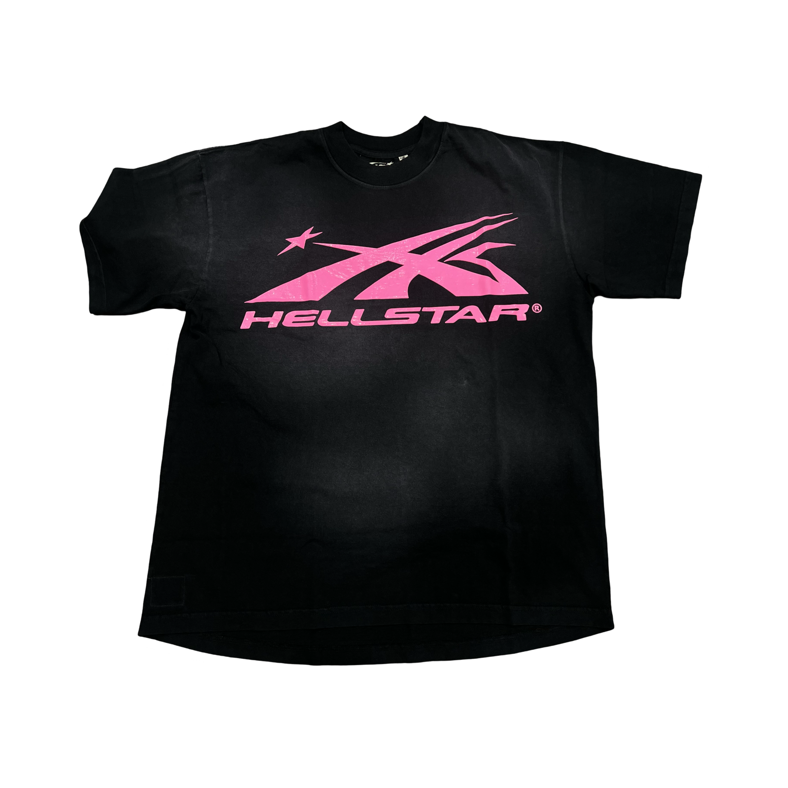 Hellstar Gel Sport Logo T-Shirt Black/Pink – Sole Priorities
