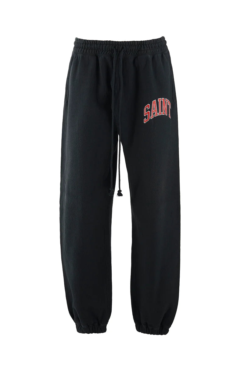 SAINT Mxxxxxx Arch Logo Sweatpants Black – Sole Priorities